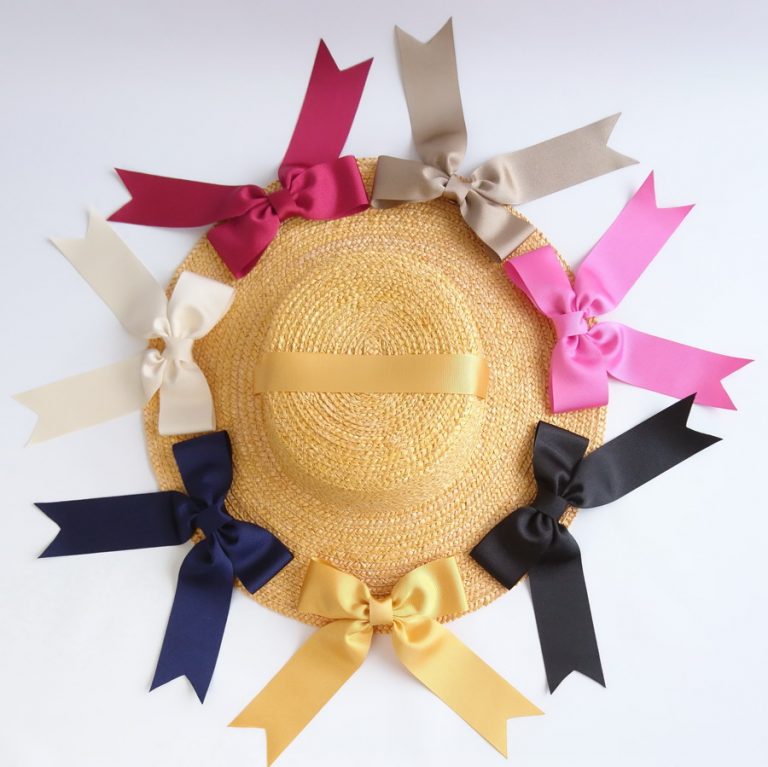 Yellow Straw Boater Sun Hat - Limited Edition from Imogen's Imagination