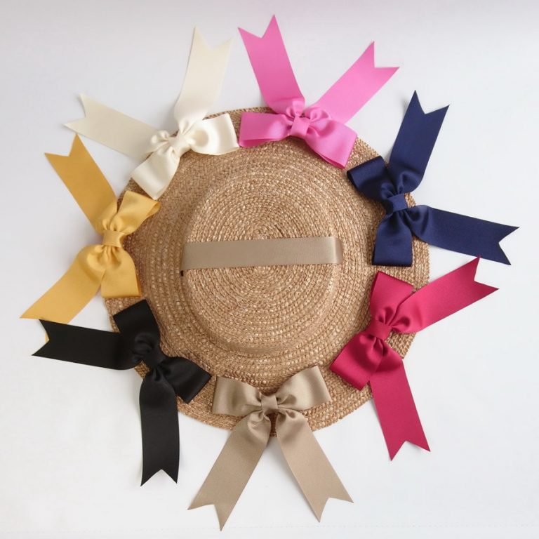 Gold Straw Boater Sun Hat - Imogen's Imagination