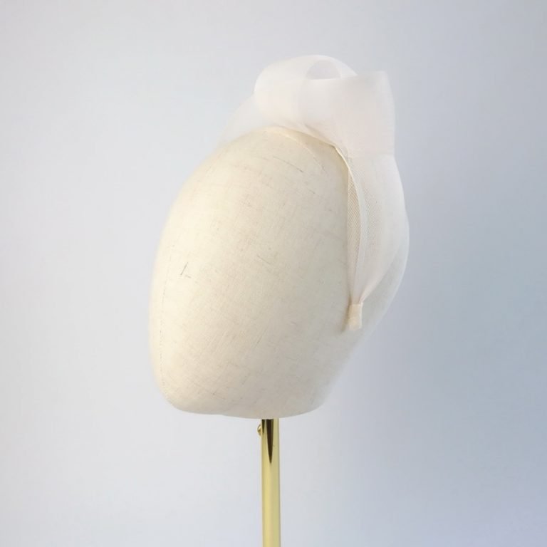 Ivory Crinoline Knot Headband - Imogen's Imagination