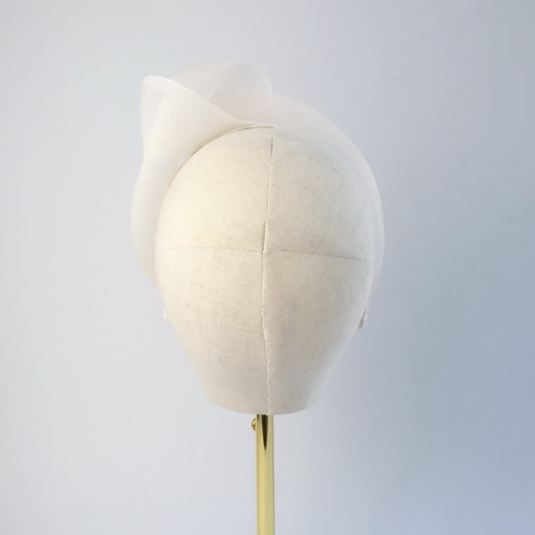 Ivory Crinoline Knot Headband - Imogen's Imagination