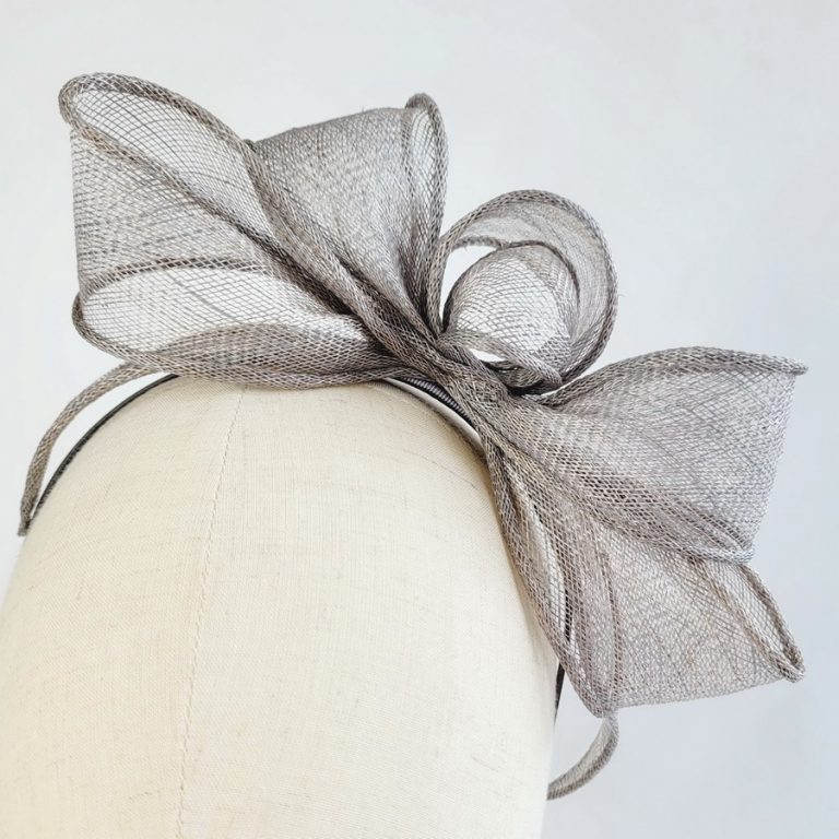 Grey Looped Fascinator Headband - Imogen's Imagination