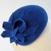 Royal Blue Felt Hat with Loops - Imogen's Imagination