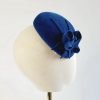 Royal Blue Felt Hat with Loops - Imogen's Imagination