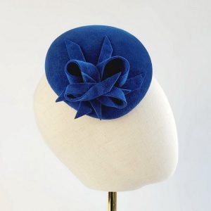 Royal Blue Felt Hat with Loops - Imogen's Imagination