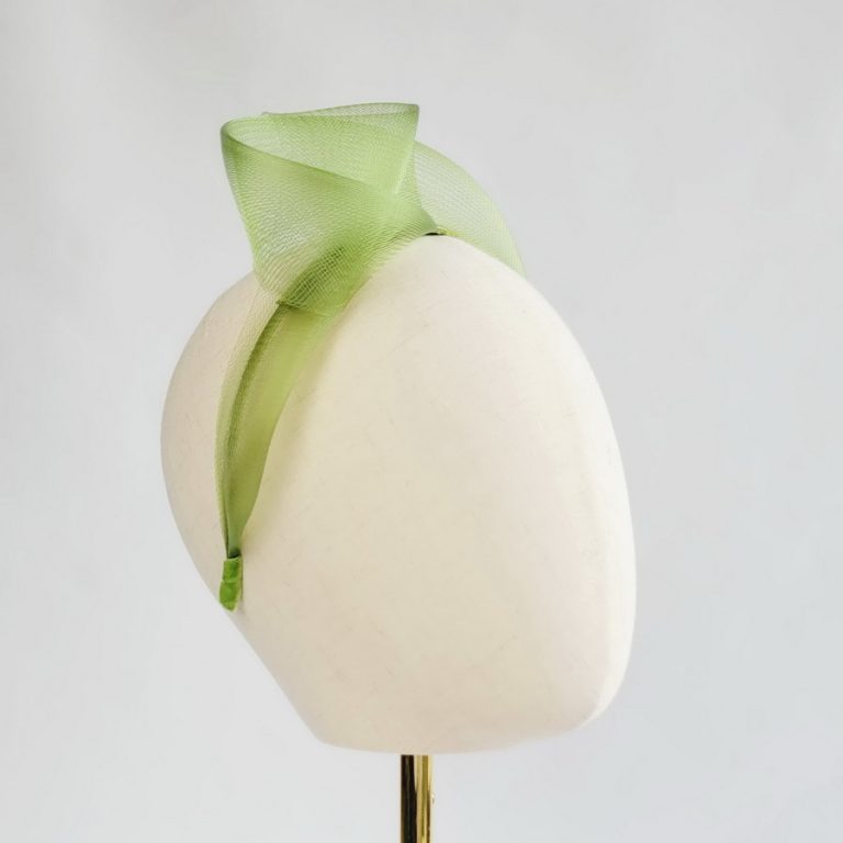Emerald Green Looped Fascinator Headband - Imogen's Imagination