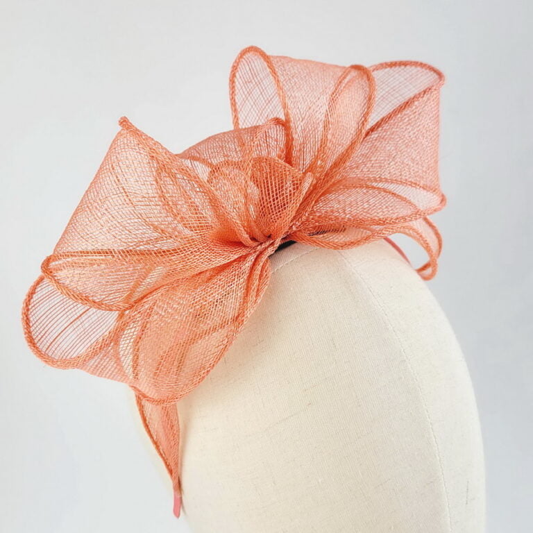 Coral Looped Fascinator Headband - Imogen's Imagination