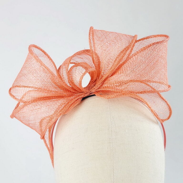 Coral Looped Fascinator Headband - Imogen's Imagination